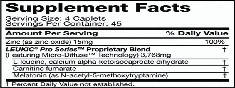 MuscleTech Leukic Pro Series, une formule méga dosée de leucine