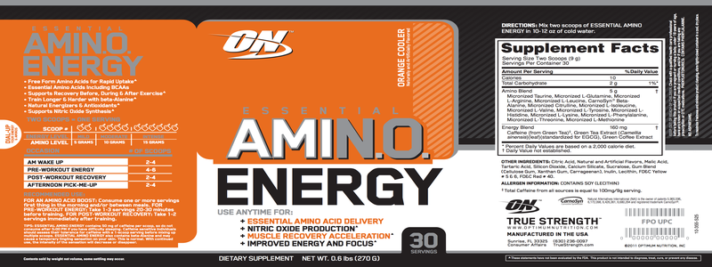Optimum Nutrition Amino Energy Chewables, le plein d'énergie