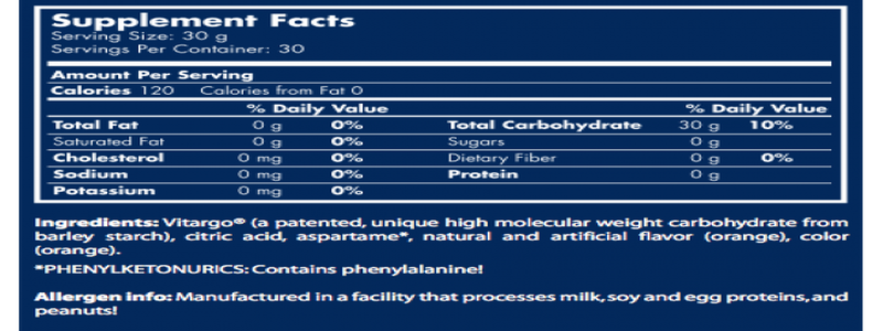 Scitec Vitargo, une source de glucides à découvrir
